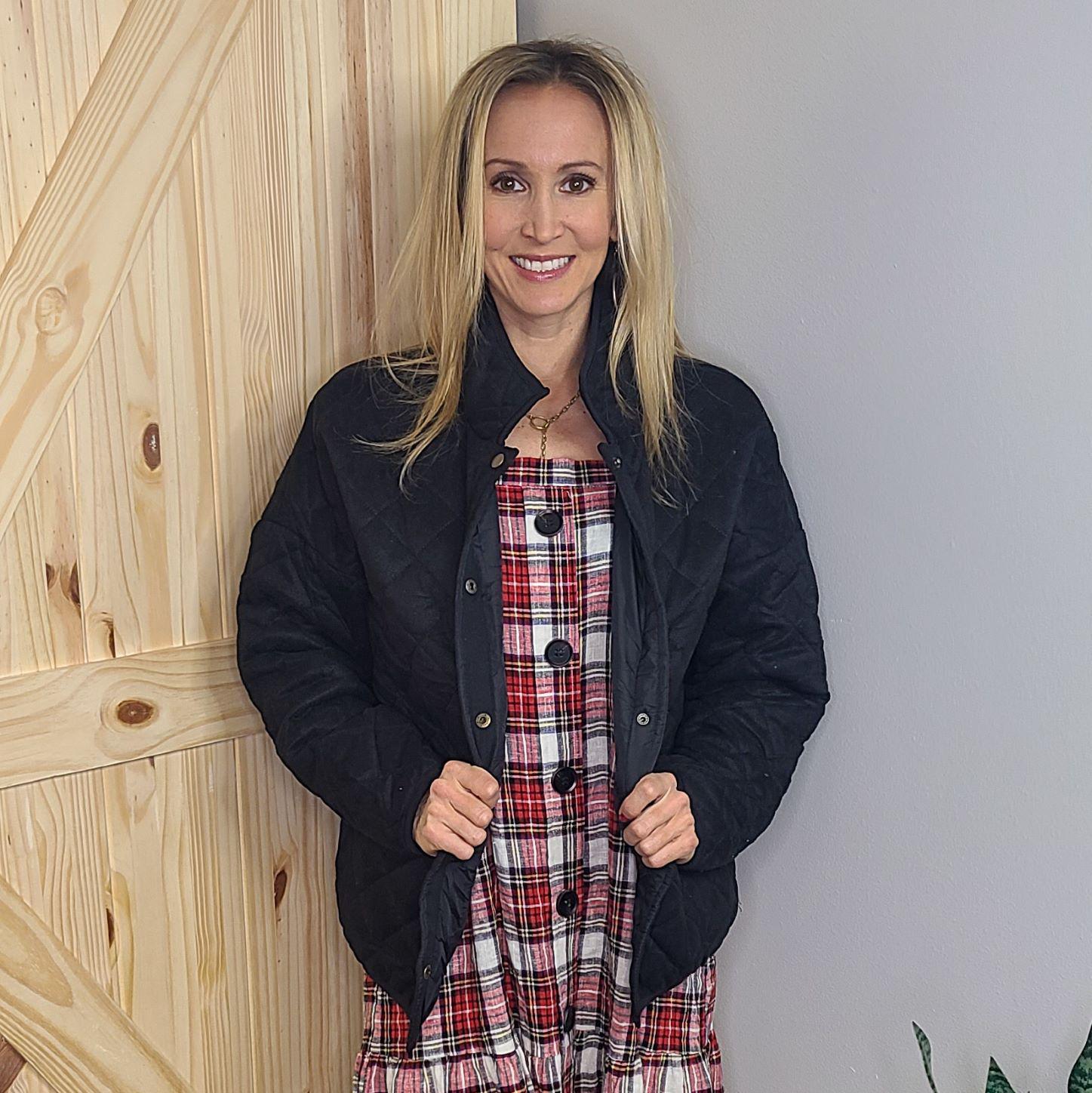 Joy Jacket in Black – Vault Boutique